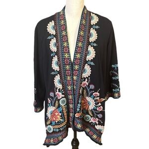 Johnny Was | Sweaters | Johnny Was Embroidered Cardigan | Poshmark